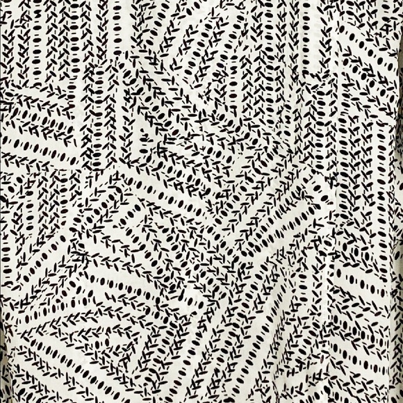 CAbi | Tops | Cabi 3255 Black White Print Blouse Small Euc | Poshmark